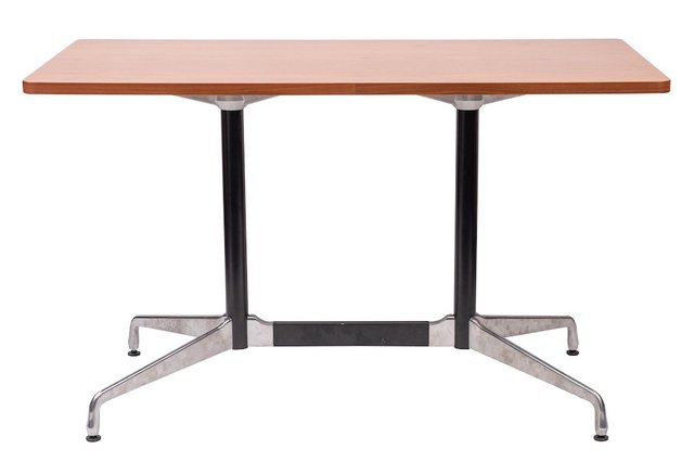 Table eames rectangular base aluminium segmented Herman Miller – estudiosillas